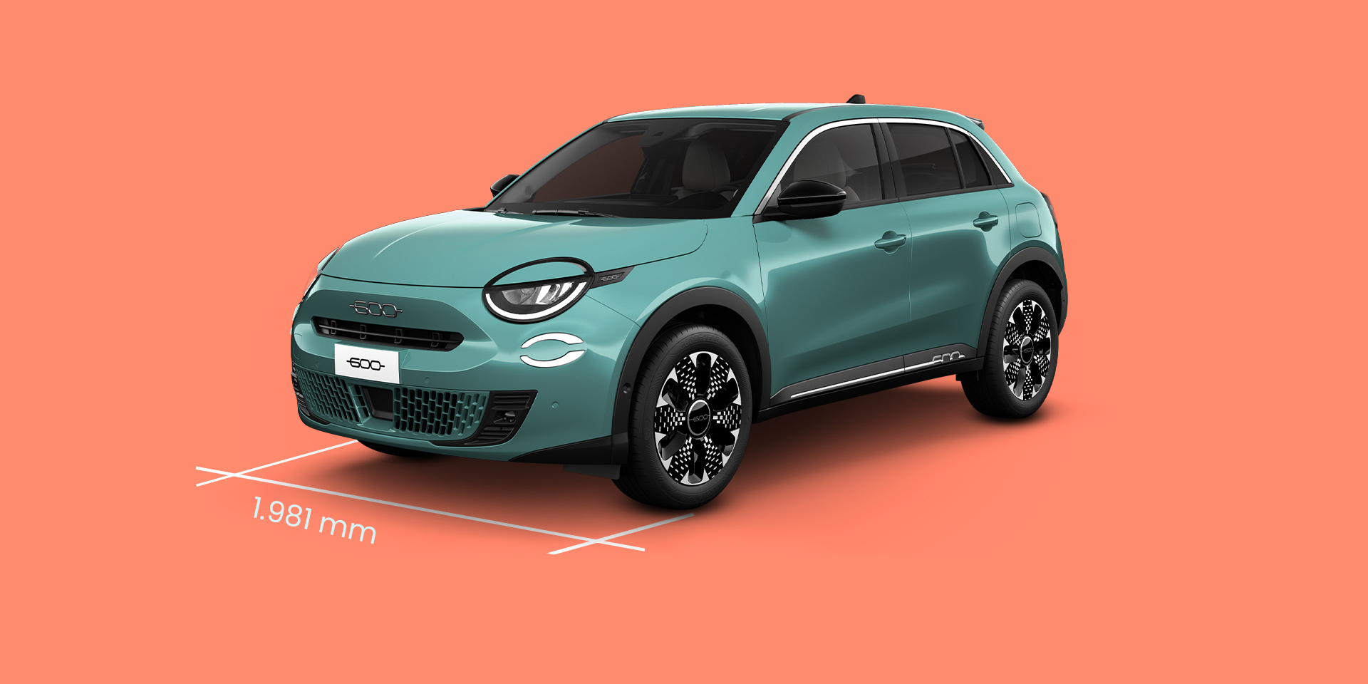 Fiat 600 Hybrid - Dimensions and Technical Features | Fiat UK