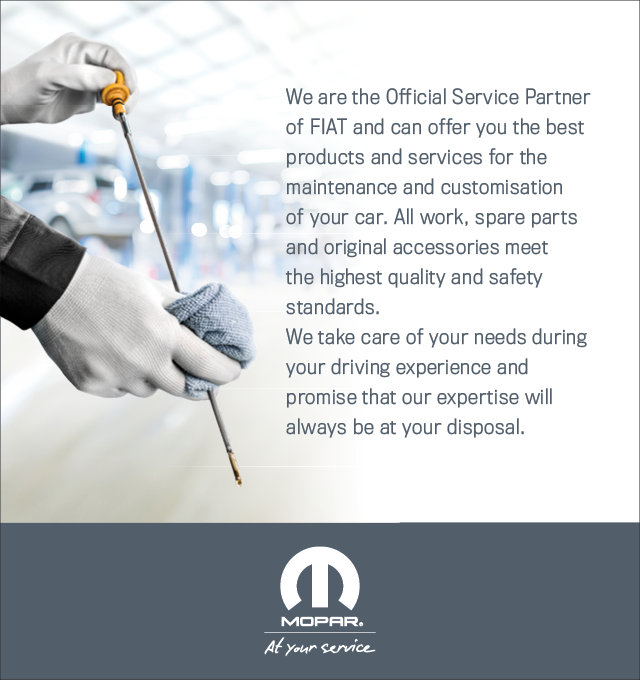 Mopar - the Best Care for your Fiat Car | Fiat UK
